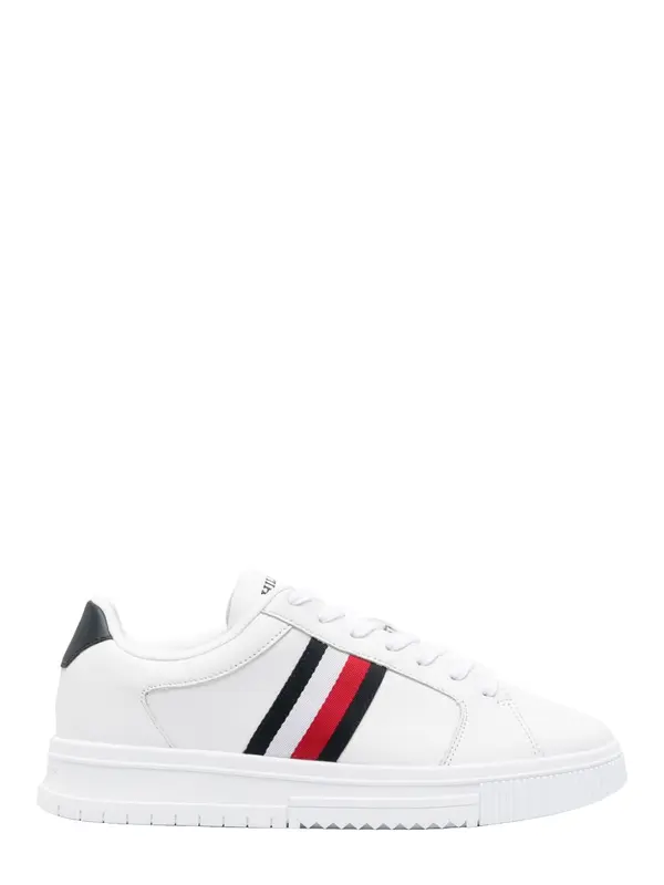 Tommy Hilfiger Supercup Leather Sneakers - White