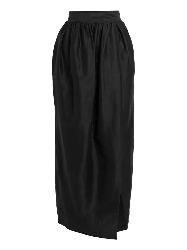 Aje Mirabelle Wrap-effect Maxi Skirt - Black