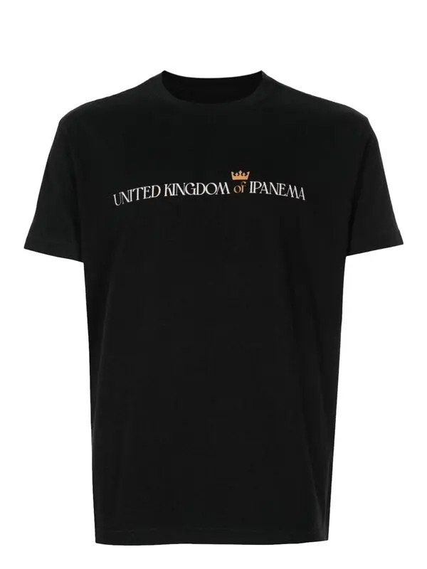 OSKLEN Vintage United Kingdom Cotton T-shirt - Black