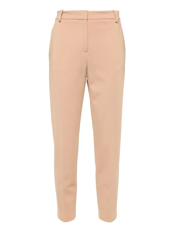 Pinko Ribbed Tailored Trousers - Brown
