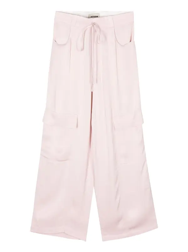 AERON Opal Wide-leg Cargo Trousers - Pink