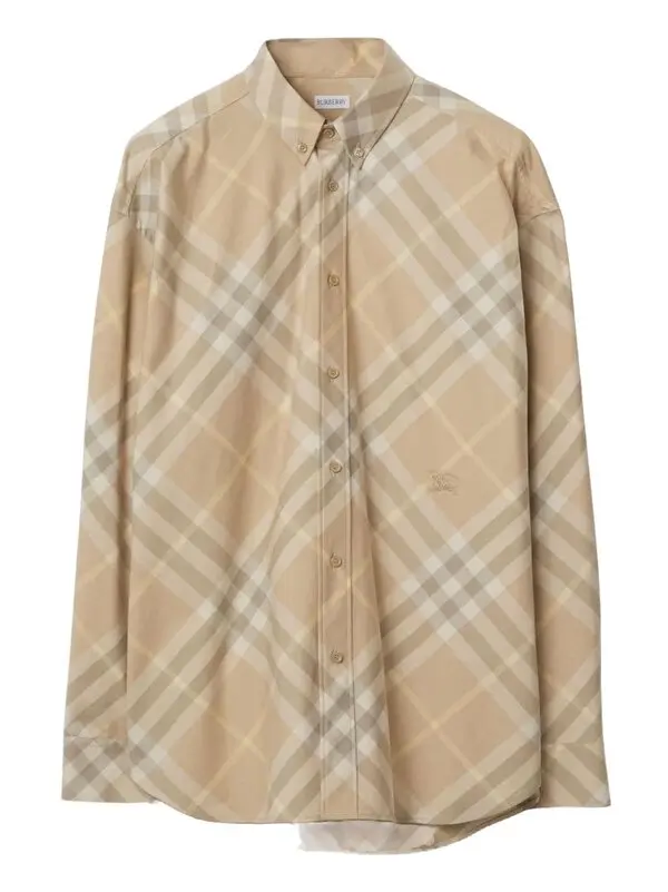Burberry Vintage Check Cotton Shirt - Neutrals