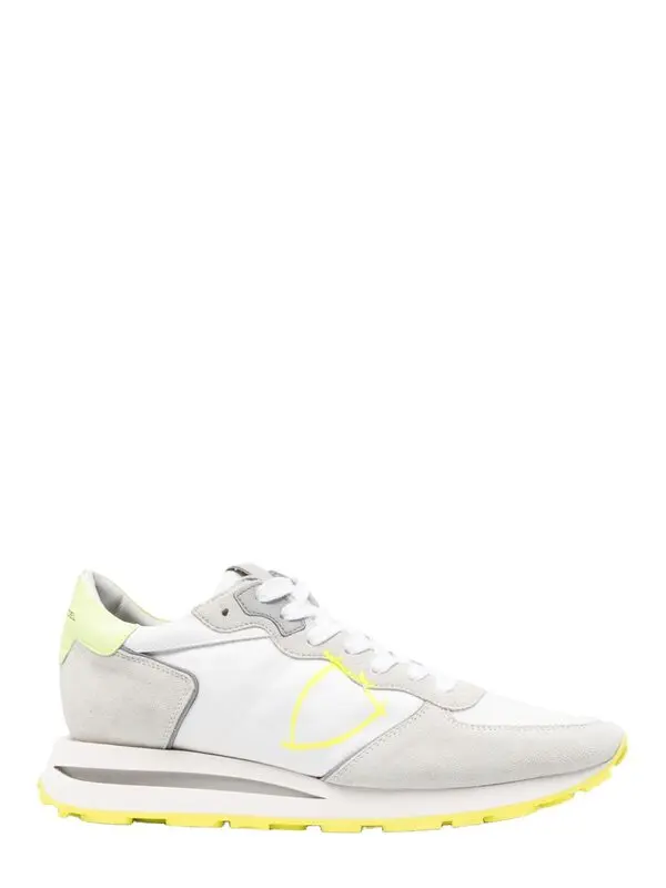 Philippe Model Logo-print Panelled Sneakers - White