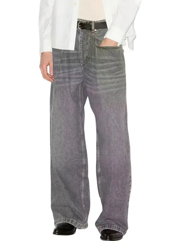 MARANT Janael Wide-leg Jeans - Grey