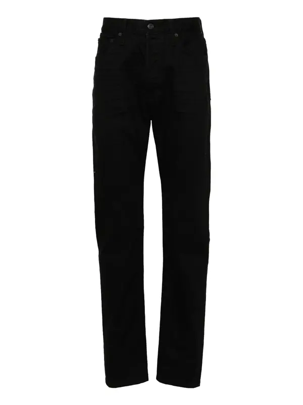 TOM FORD Slim-leg Cotton-blend Jeans - Black