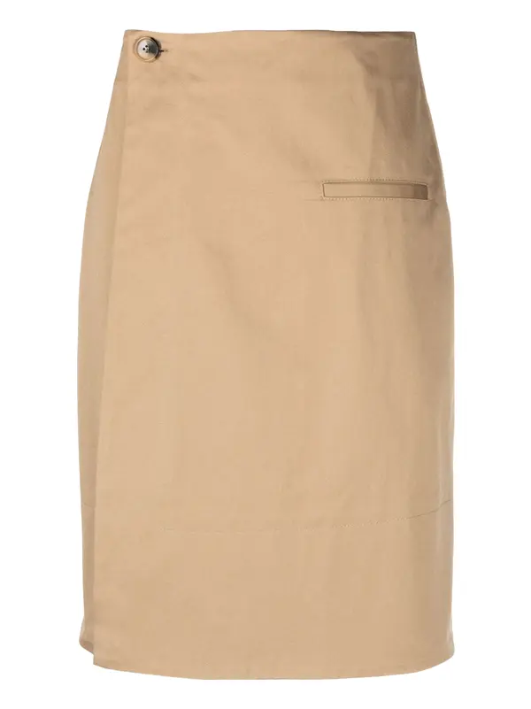 JW Anderson A-line Mini Skirt - Neutrals