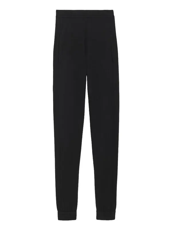 Saint Laurent High Waisted Leggings - Black