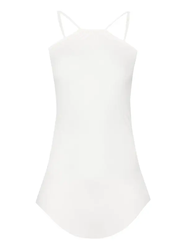 Rick Owens Scorpio Ribbed-knit Tank Top - White