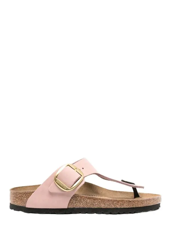 BIRKENSTOCK Gizeh Suede Slides - Pink