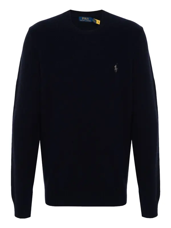 Polo Ralph Lauren Embroidered-logo Jumper - Blue