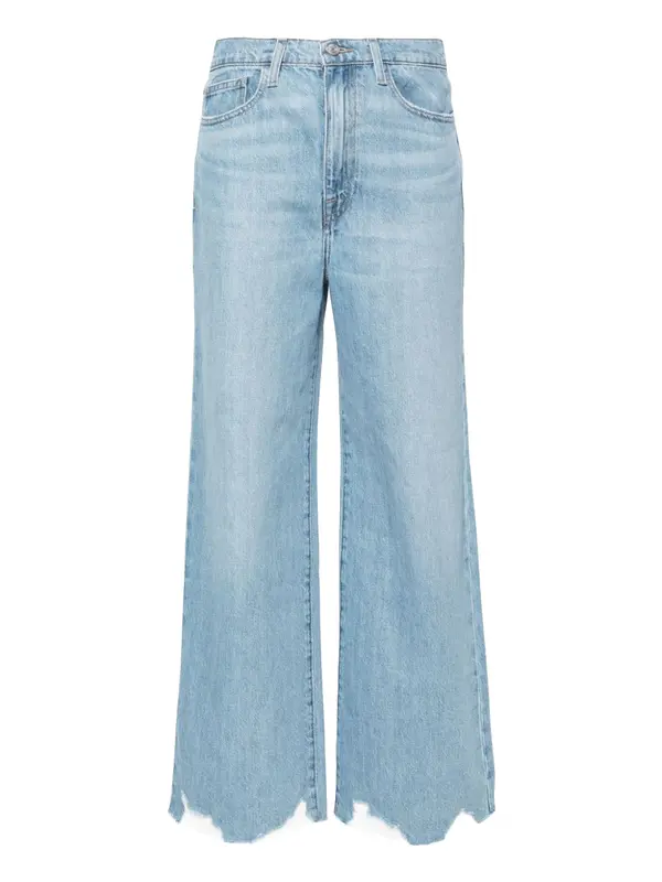 FRAME Le Jane High-rise Wide-leg Jeans - Blue
