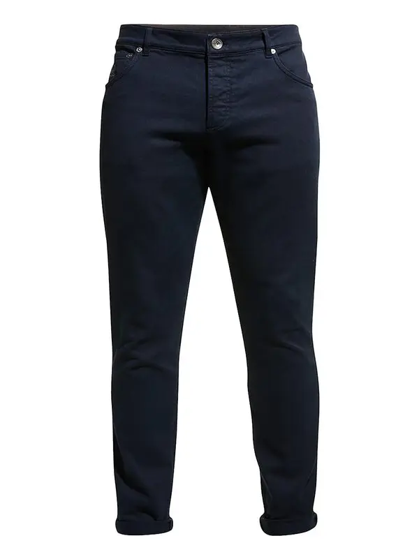 Brunello Cucinelli Bull Denim Skinny-fit Pants - C7300 Nott