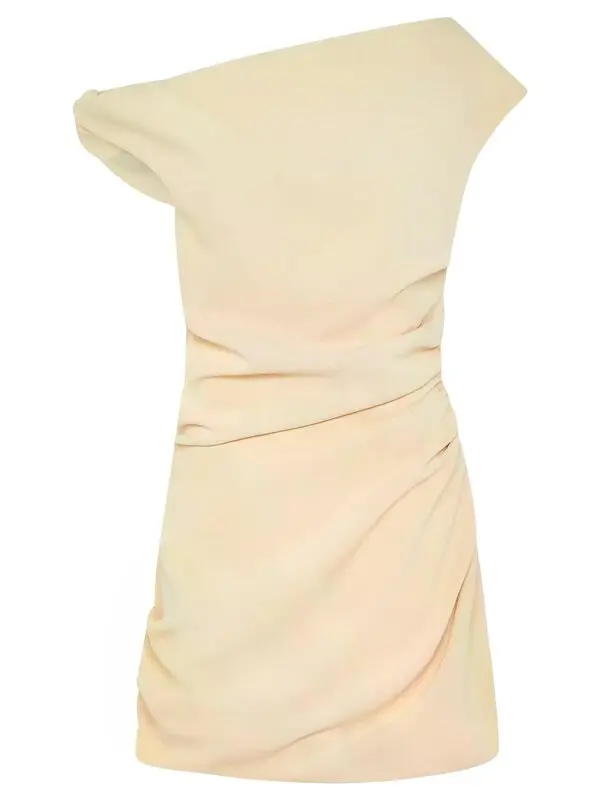 Paris Georgia Remmy Ruched Mini Dress - Yellow