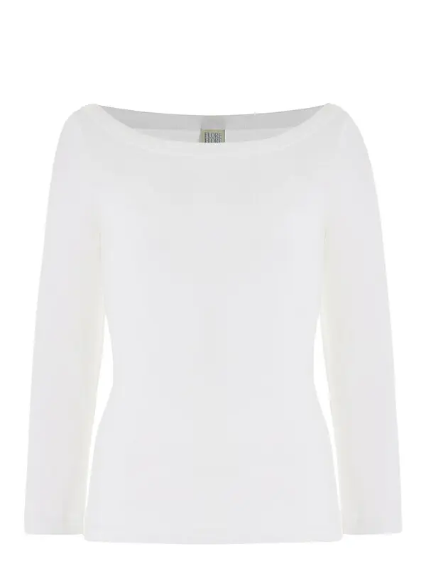 FLORE FLORE Steffi Organic Cotton Top - White