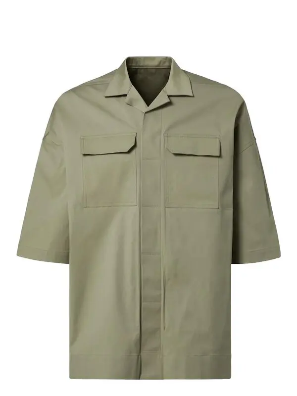 Rick Owens Magnum Tommy Cotton-blend Poplin Shirt - Neutrals
