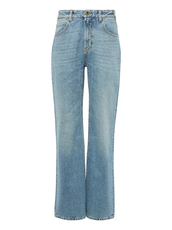 Chloé High-rise Straight Jeans - Blue