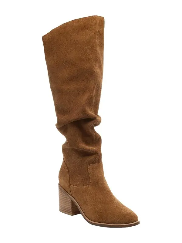 KELSI DAGGER BROOKLYN Easton Slouch Knee High Boots - Honey