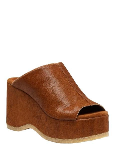 KELSI DAGGER BROOKLYN Rowan Platform Slide Sandal - Hickory