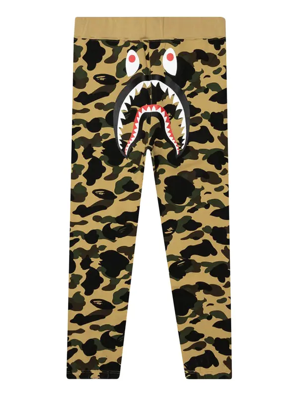A BATHING APE 1st Camo Wide Fit Sweatpants - Yellow
