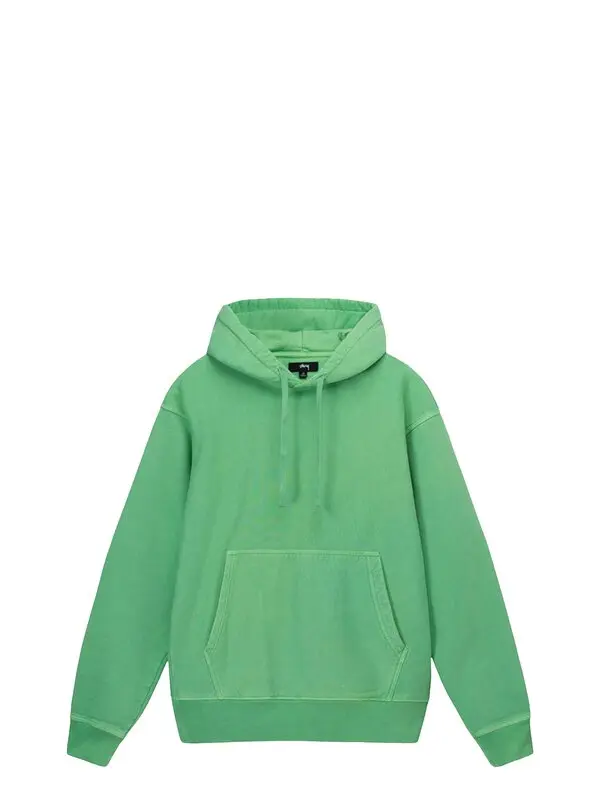 StÜssy Pigment Dyed Fleece Hoodie - Green