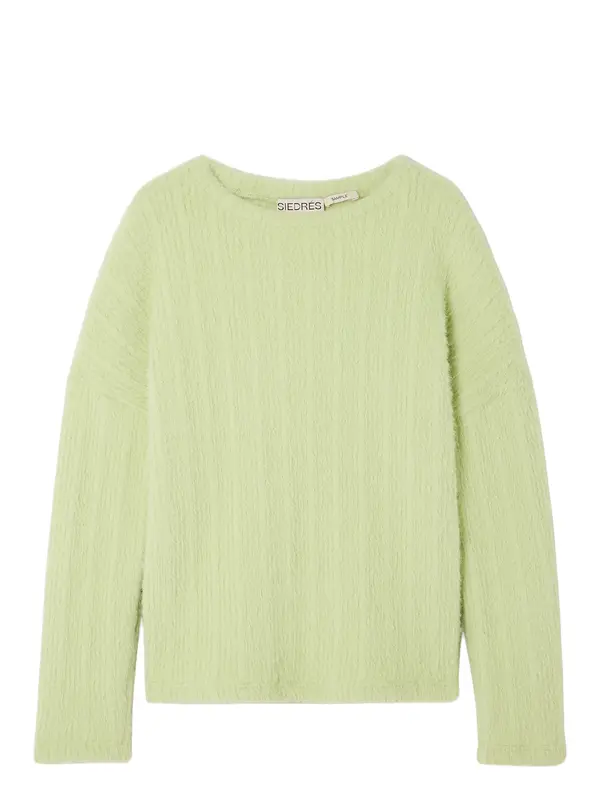 SIEDRES Mic Appliquéd Sweater - Green