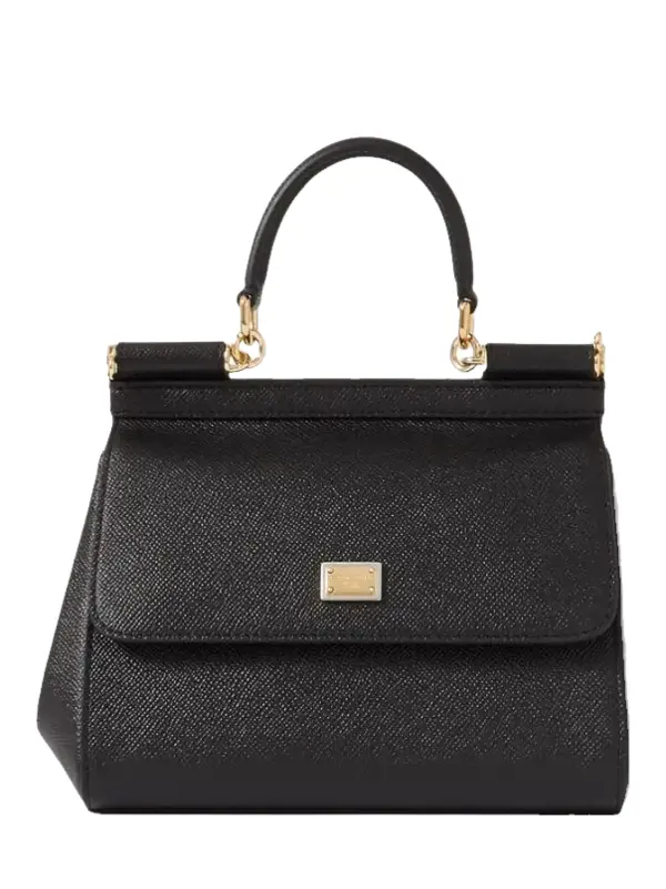 Dolce & Gabbana - Sicily Textured-leather Shoulder Bag