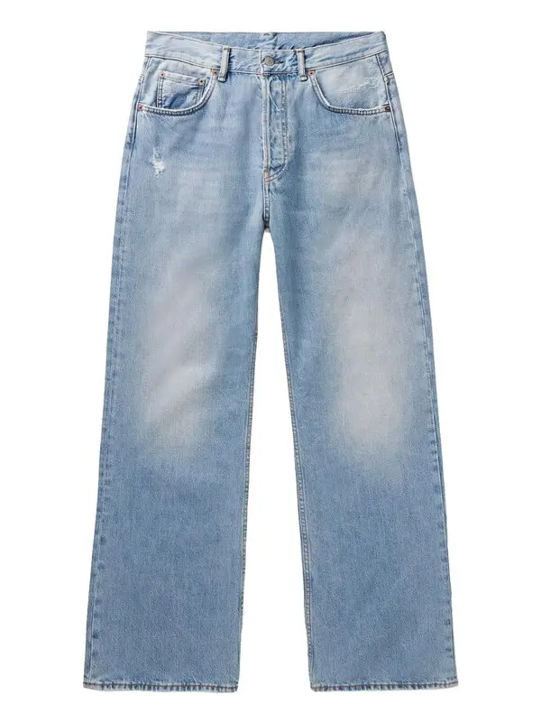 Acne Studios 2021m Flared Distressed Jeans - Blue