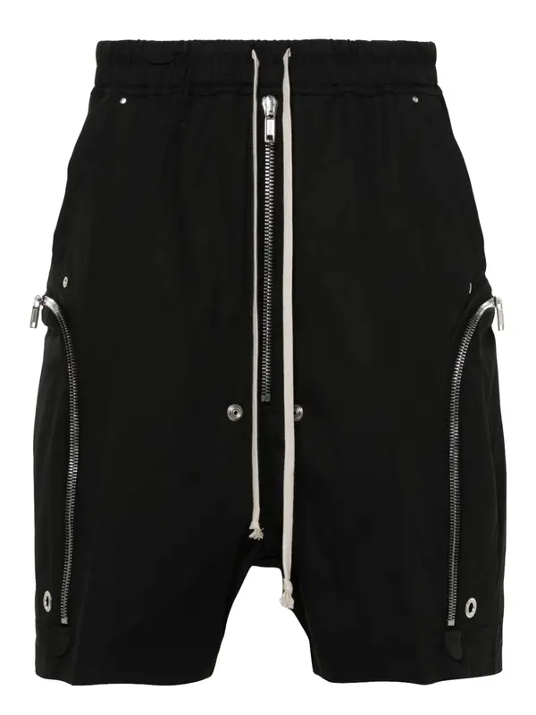 Rick Owens Bauhaus Drop-crotch Shorts - Black
