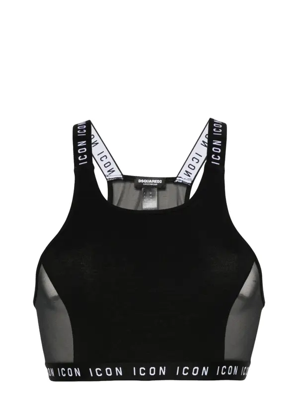 Dsquared2 Be Icon Sports Bra - Black