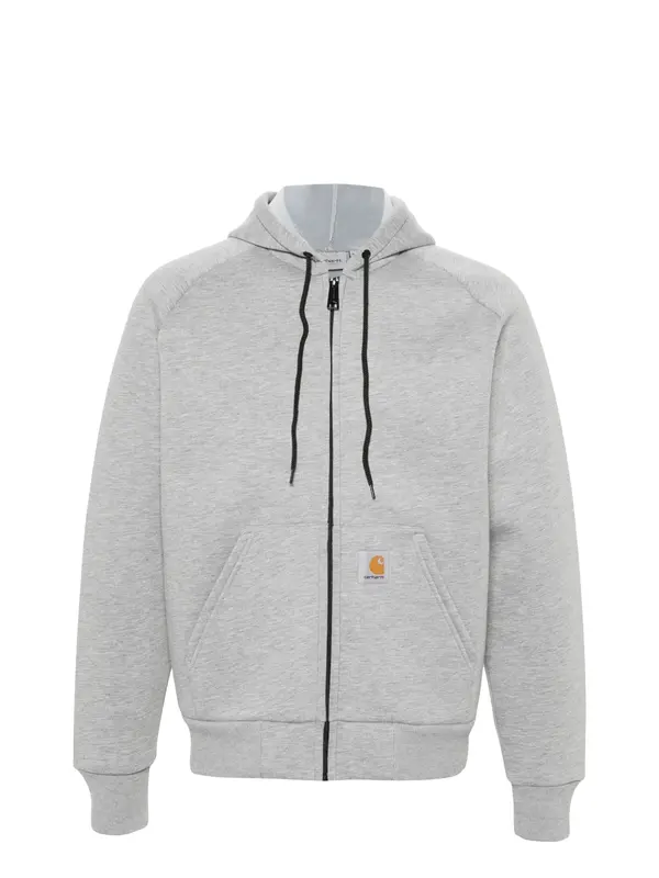 Carhartt Work In Progress Car-lux Zip-up Hoodie - Grey