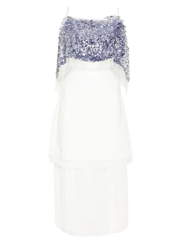 Proenza Schouler Zaha Layered Midi Dress - White
