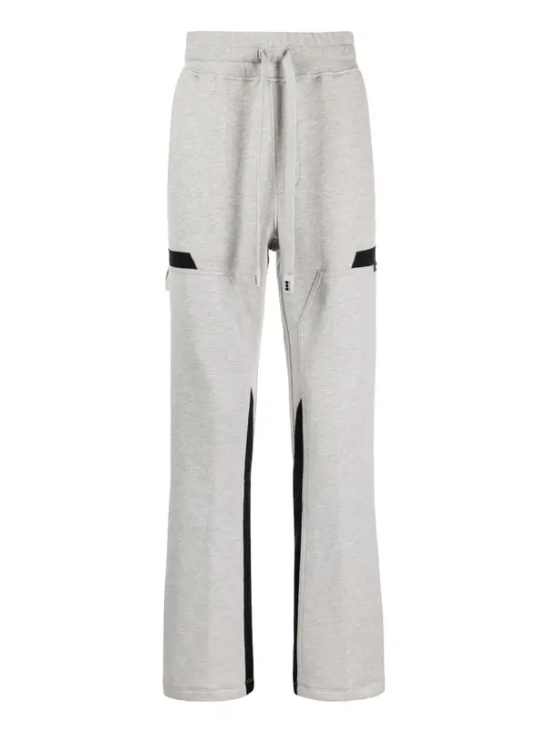 NAHMIAS Panelled Straight-leg Trousers - Grey