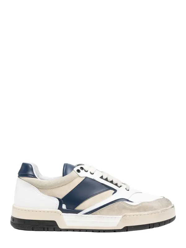 Rhude Racing Panelled Sneakers - White
