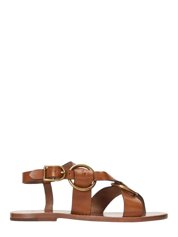 Polo Ralph Lauren Leather Sandals - Brown