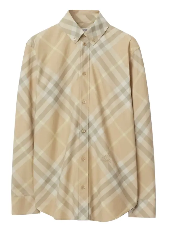 Burberry Vintage Check Cotton Shirt - Neutrals