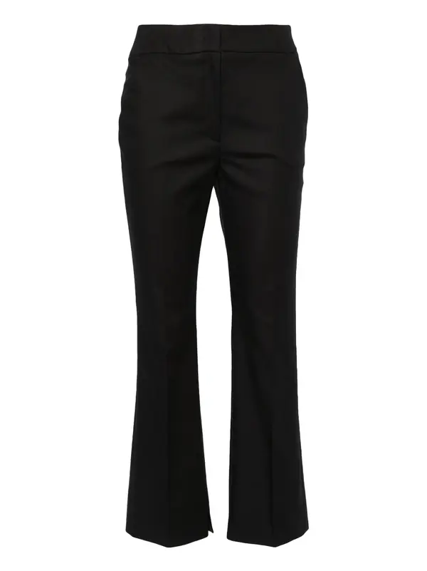 Peserico Mid-rise Tailored Trousers - Black