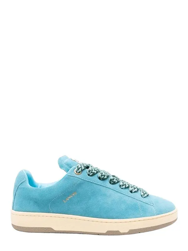 LANVIN Curb Lite Suede Sneakers - Blue