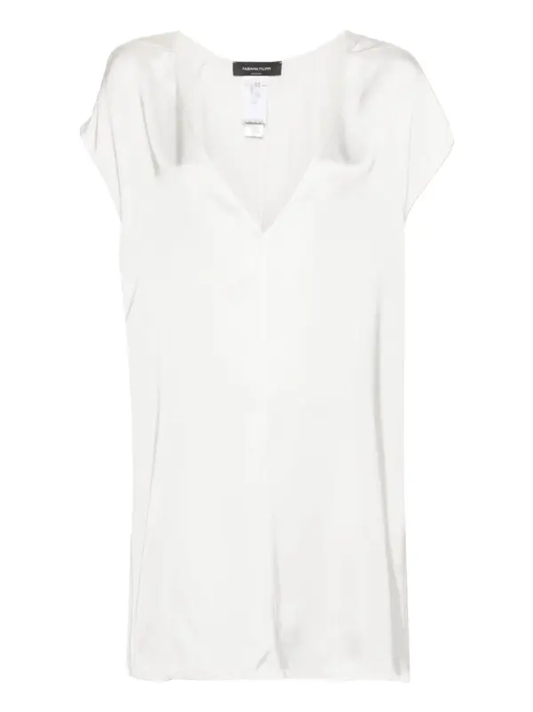 Fabiana Filippi Sleeveless Tunic - White