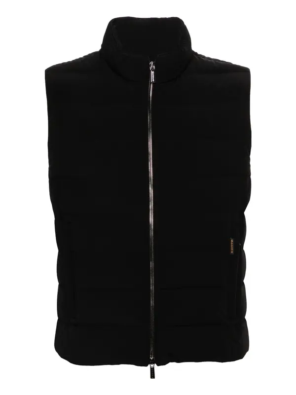 MOORER Oliver-kn Padded Gilet - Black