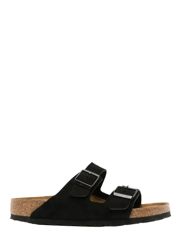 BIRKENSTOCK Arizona Suede Sandals - Black