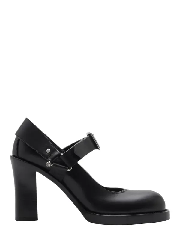 Burberry 85mm Leather Pumps - Black