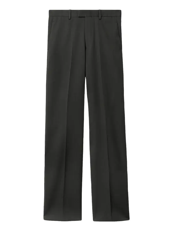 Burberry Wool Tailored Trousers - Black