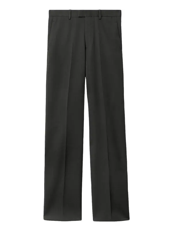 Burberry Wool Tailored Trousers - Black