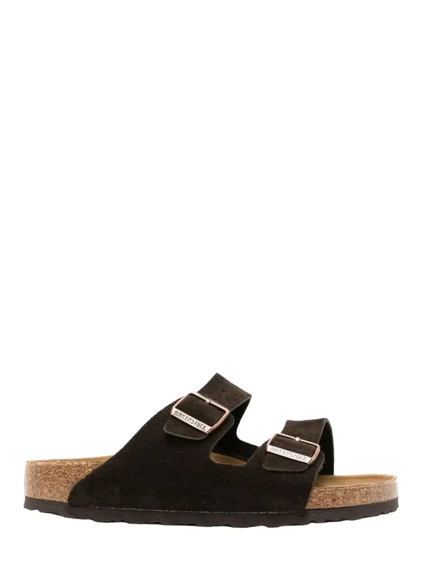 BIRKENSTOCK Arizona Suede Sandals - Brown