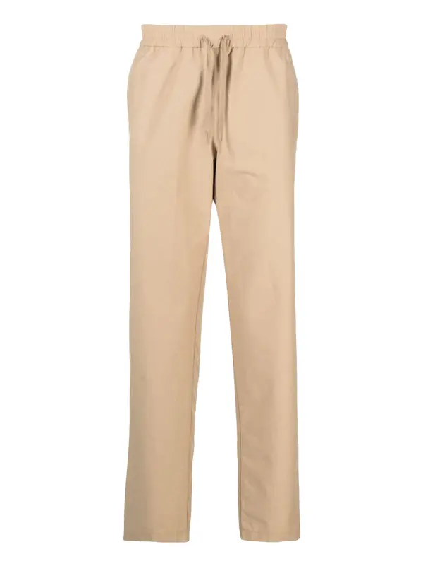 Moschino Logo-embroidered Trousers - Neutrals