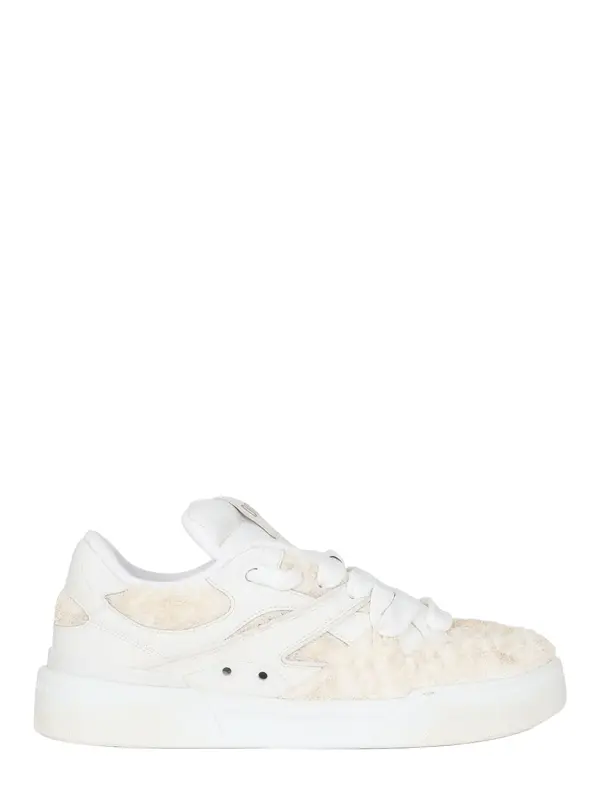Dolce & Gabbana Roma Calfskin Sneakers - White