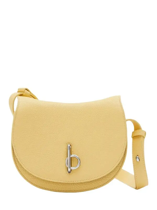 Burberry Rocking Horse Leather Crossbody Bag - Yellow