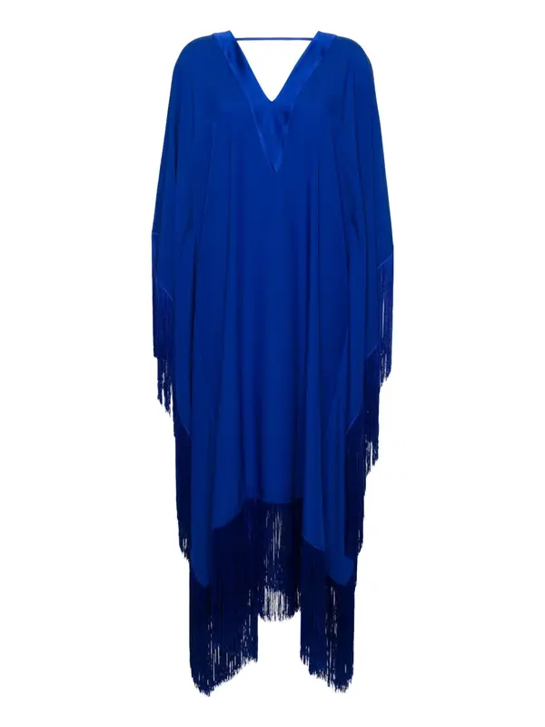 TALLER MARMO Very Ross Fringed Kaftan - Blue