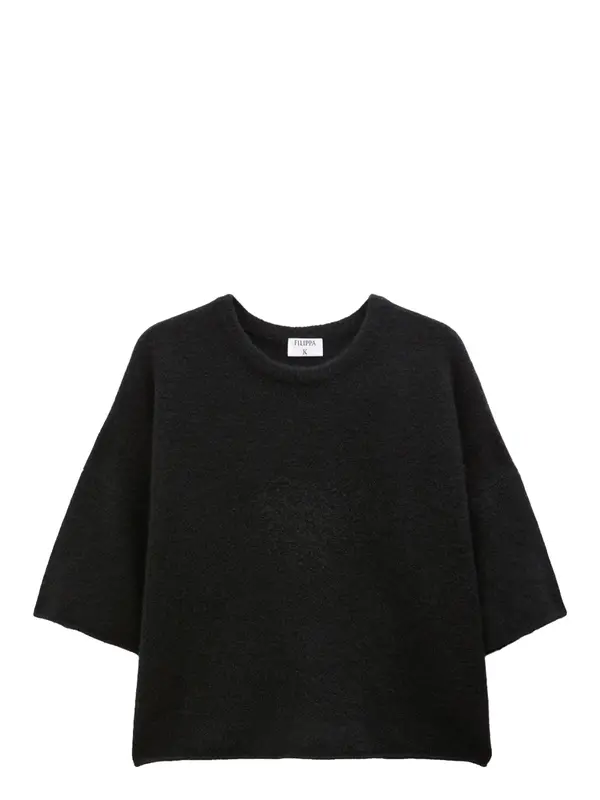 Filippa K Yak Knitted Top - Black