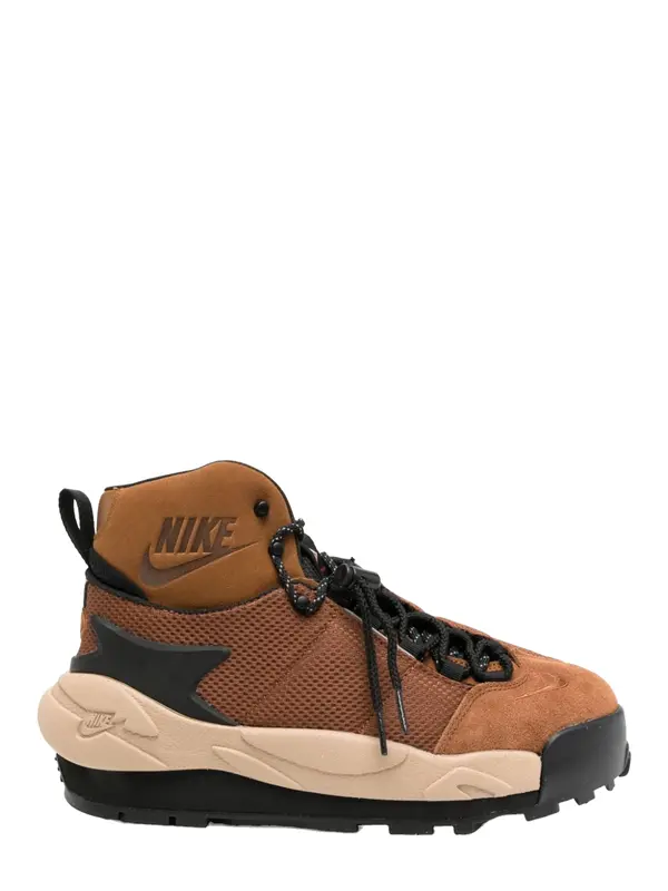 NIKE X SACAI Magmascape Panelled Sneakers - Brown